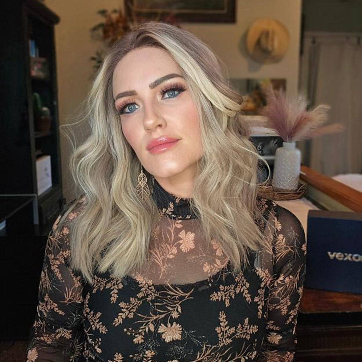 JOYCE- Light Sandy and Warm Blonde Balayage (S/M) 18" – VexoraWigs